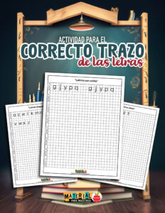 Actividad para el correcto trazo de las letras - Material para Maestros