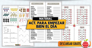 Actividades para empezar bien el día - Material para Maestros