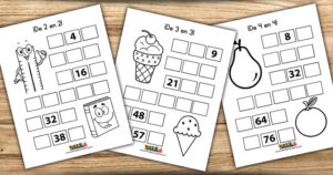 Contando de 2 en 2, 3 en 3, 4 en 4 y 5 en 5 - Material para Maestros