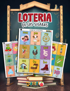 Lotería para enseñar las sílabas jugando - Material para Maestros