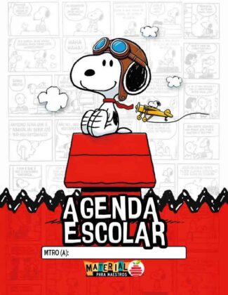 Agenda escolar de Snoopy 2025-2026 ¡Totalmente Gratis! - Material para ...