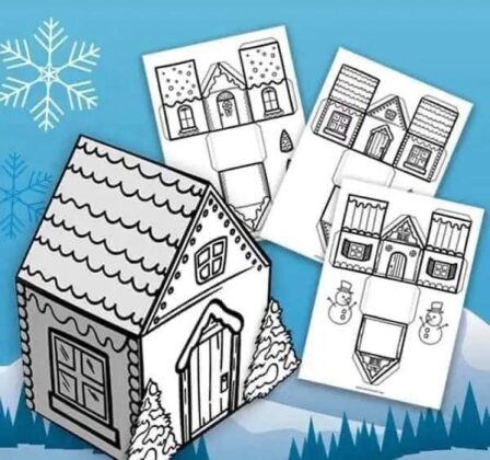 Casitas de jengibre para decorar - Material para Maestros