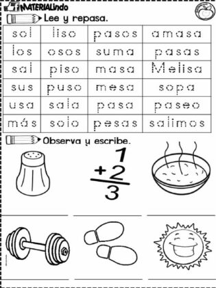Cuadernillo con material de apoyo para aprender a leer - Material para ...