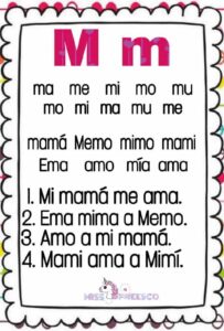 Hojas para practicar la lectura de sílabas, palabras y oraciones ...