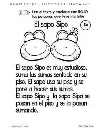 Lecturas y actividades de apoyo para practicar la lectura - Material ...