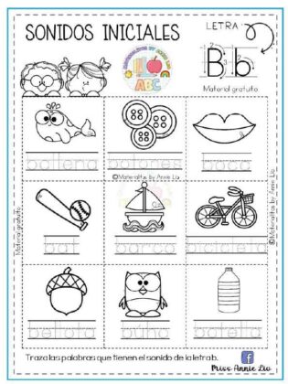 Librito para aprender los sonidos y palabras con cada letra del ...