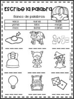 Cuaderno de lectoescritura para trabajar con palabras - Material para ...