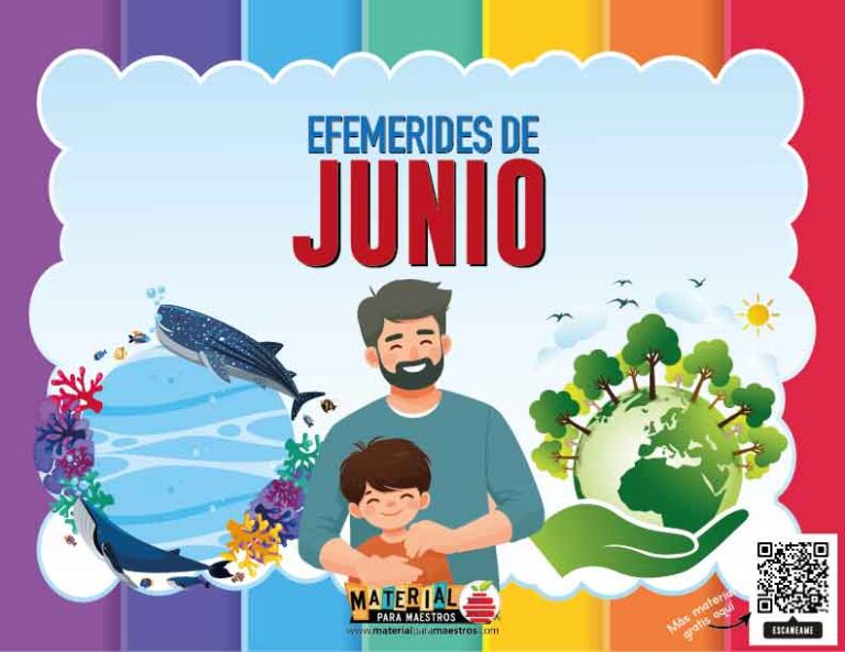 Efemerides de junio para imprimir - Material para Maestros
