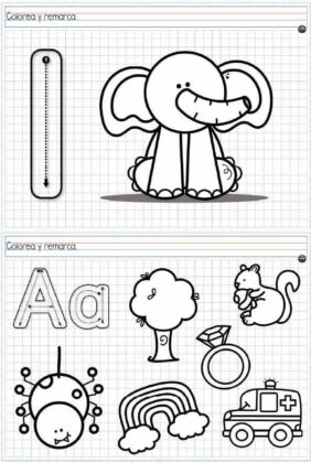 Cuaderno para enseñar los números y las vocales - Material para Maestros