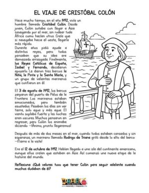 Lecturas sobre la llegada de los españoles a América - Material para ...