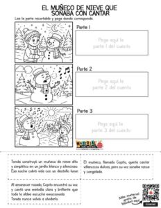 Organiza el cuento con temática de Navidad - Material para Maestros